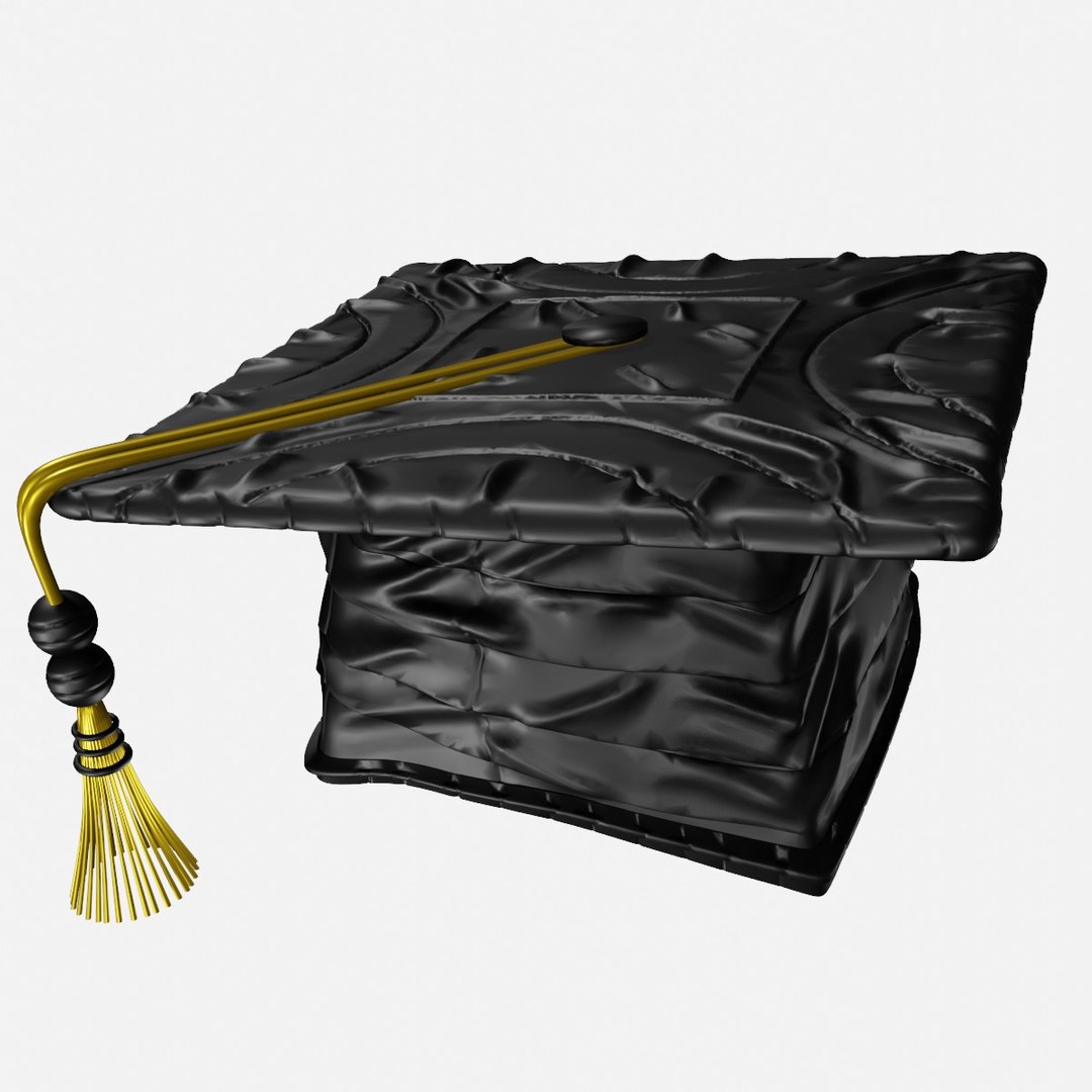 Graduation hat model - TurboSquid 1862563