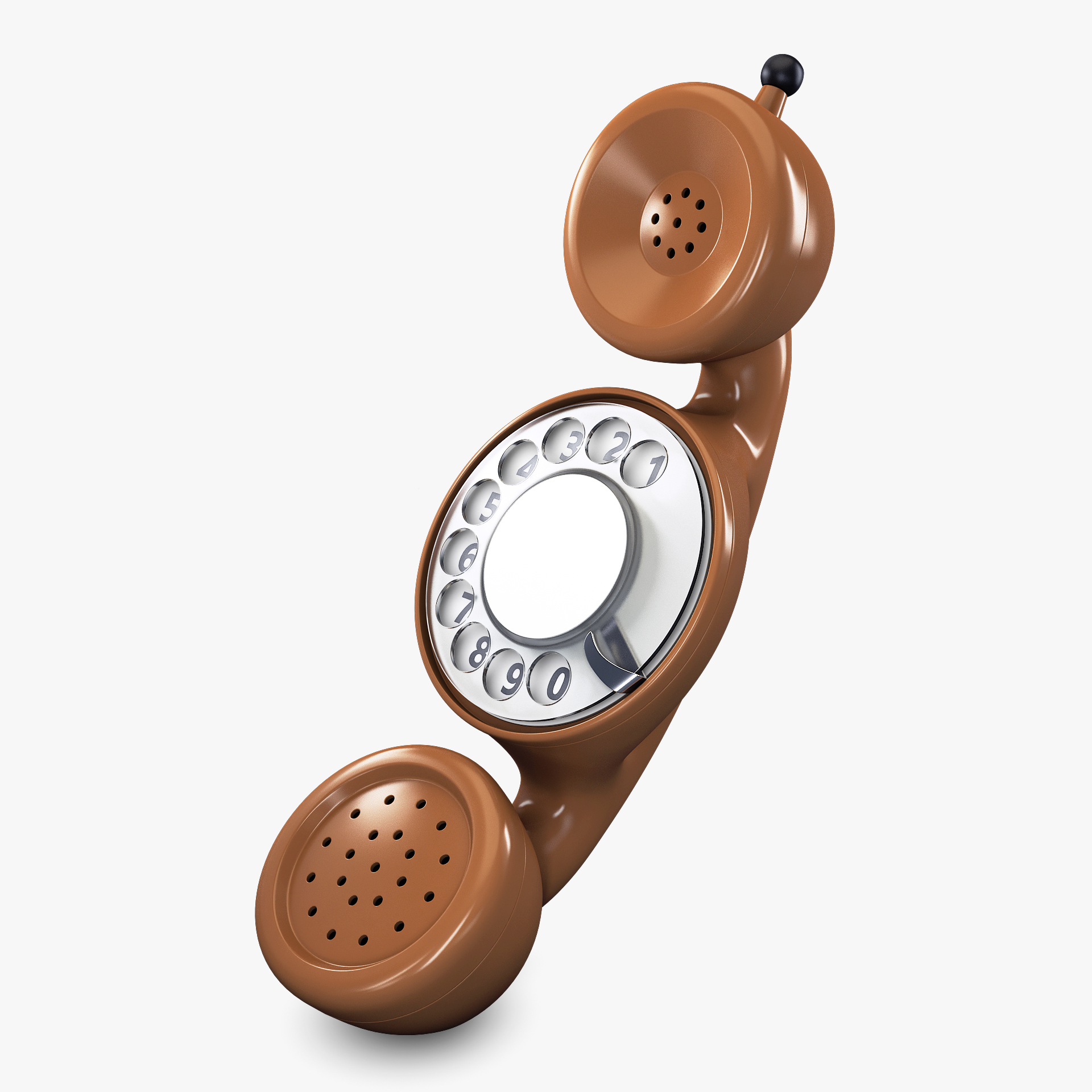 3D Funny Rotary Mobile Phone v 1 - TurboSquid 1786093
