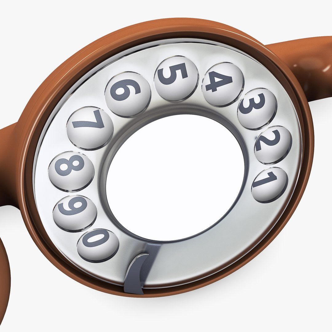 3D Funny Rotary Mobile Phone v 1 - TurboSquid 1786093