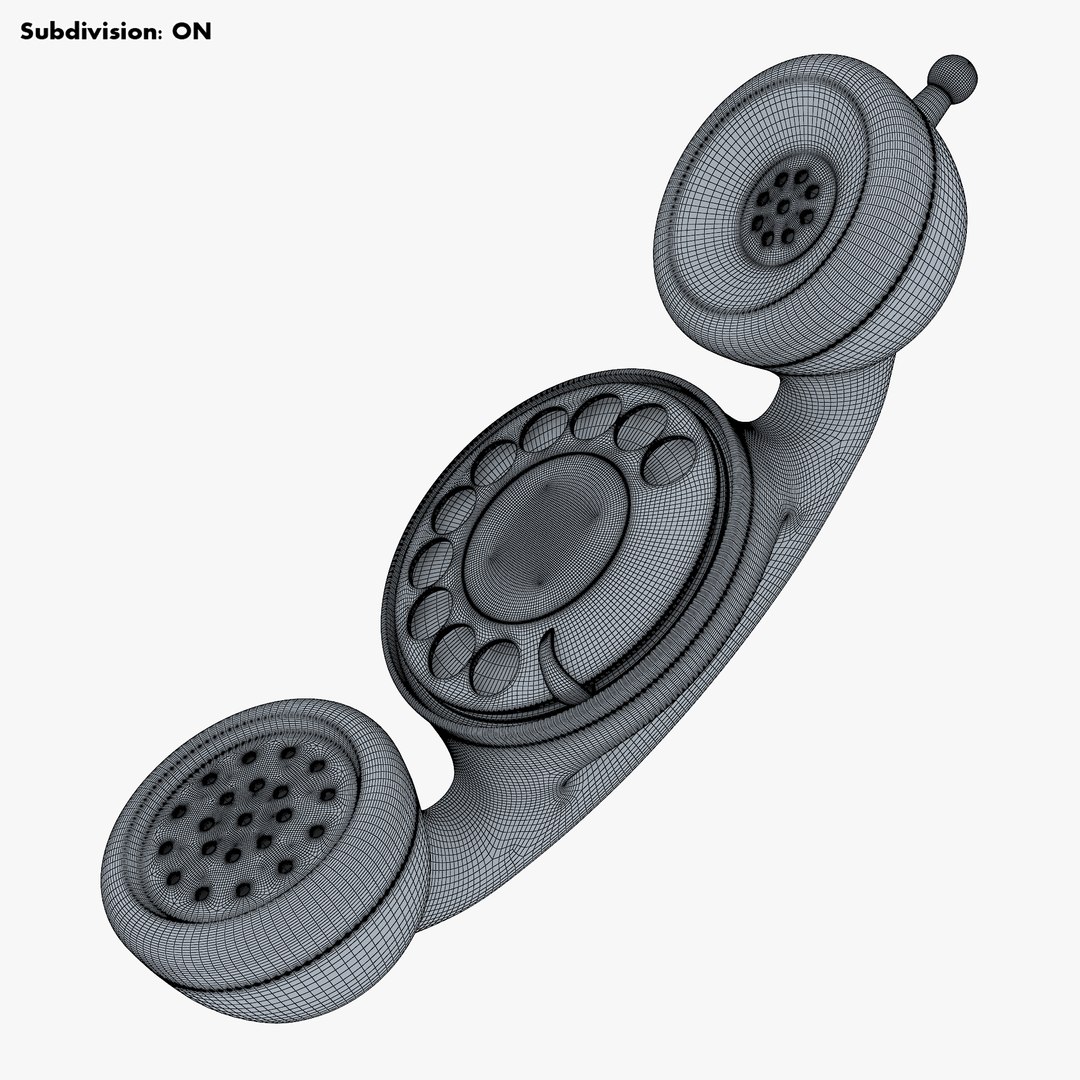 3D Funny Rotary Mobile Phone v 1 - TurboSquid 1786093