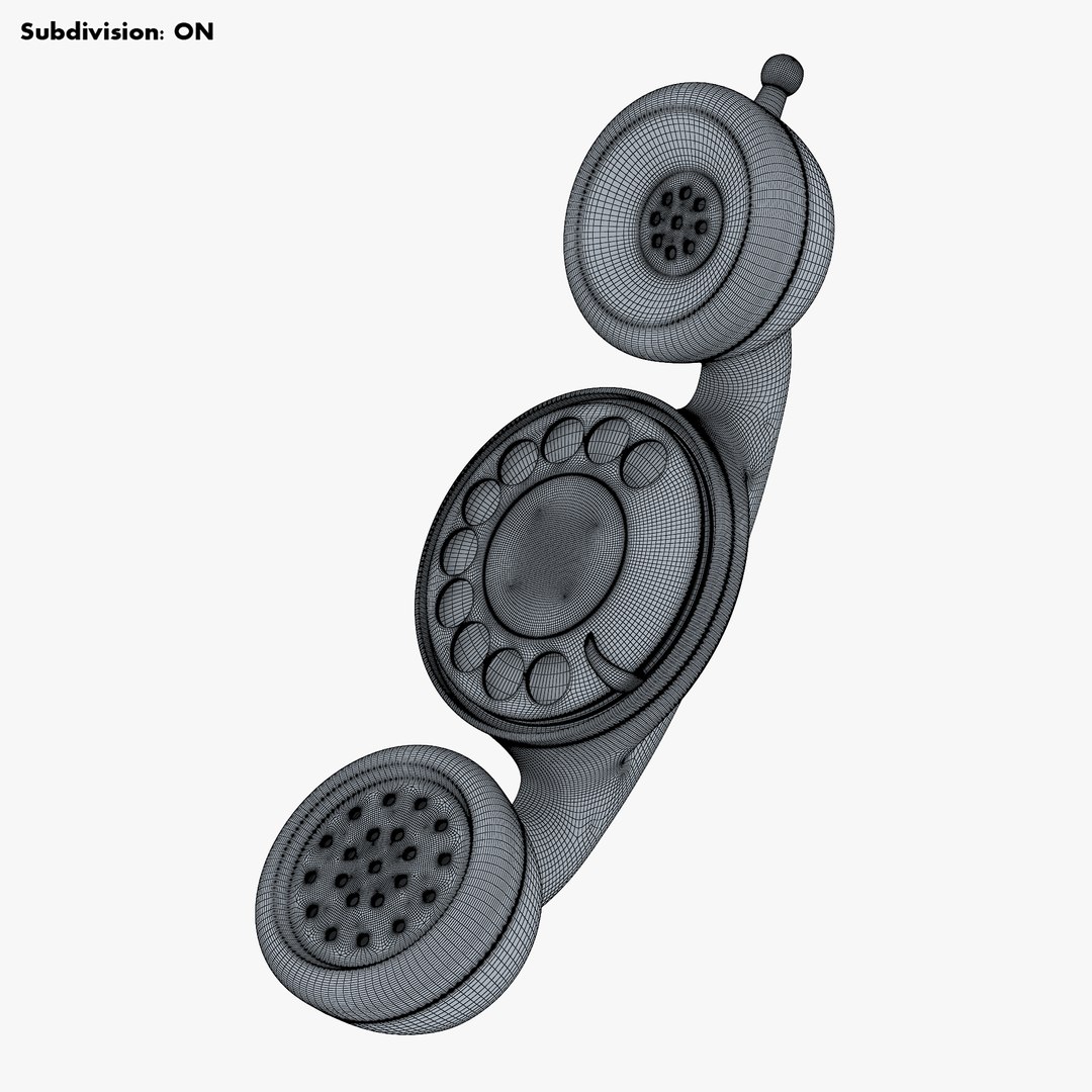 3D Funny Rotary Mobile Phone v 1 - TurboSquid 1786093