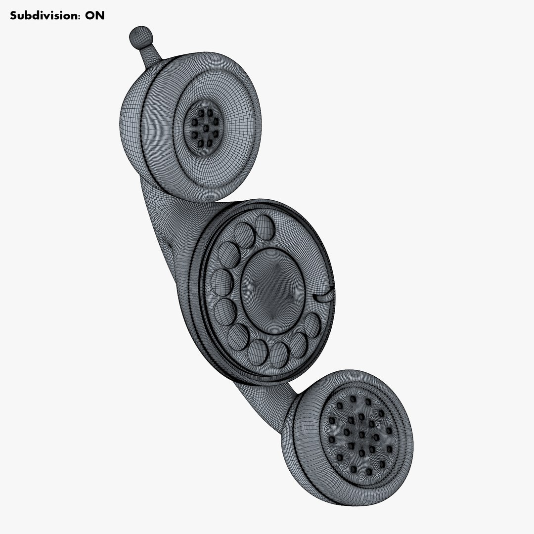 3D Funny Rotary Mobile Phone v 1 - TurboSquid 1786093