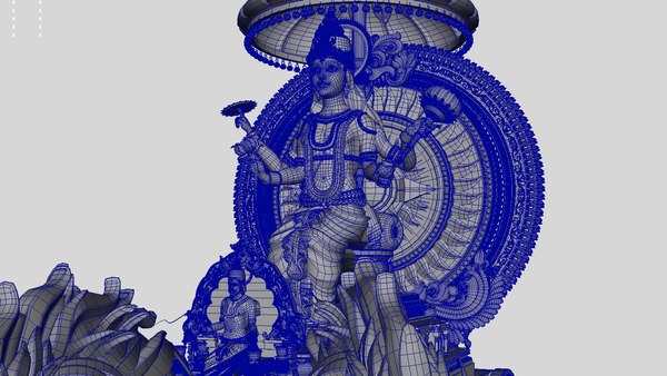 3D god surya bhagavan - TurboSquid 1762490