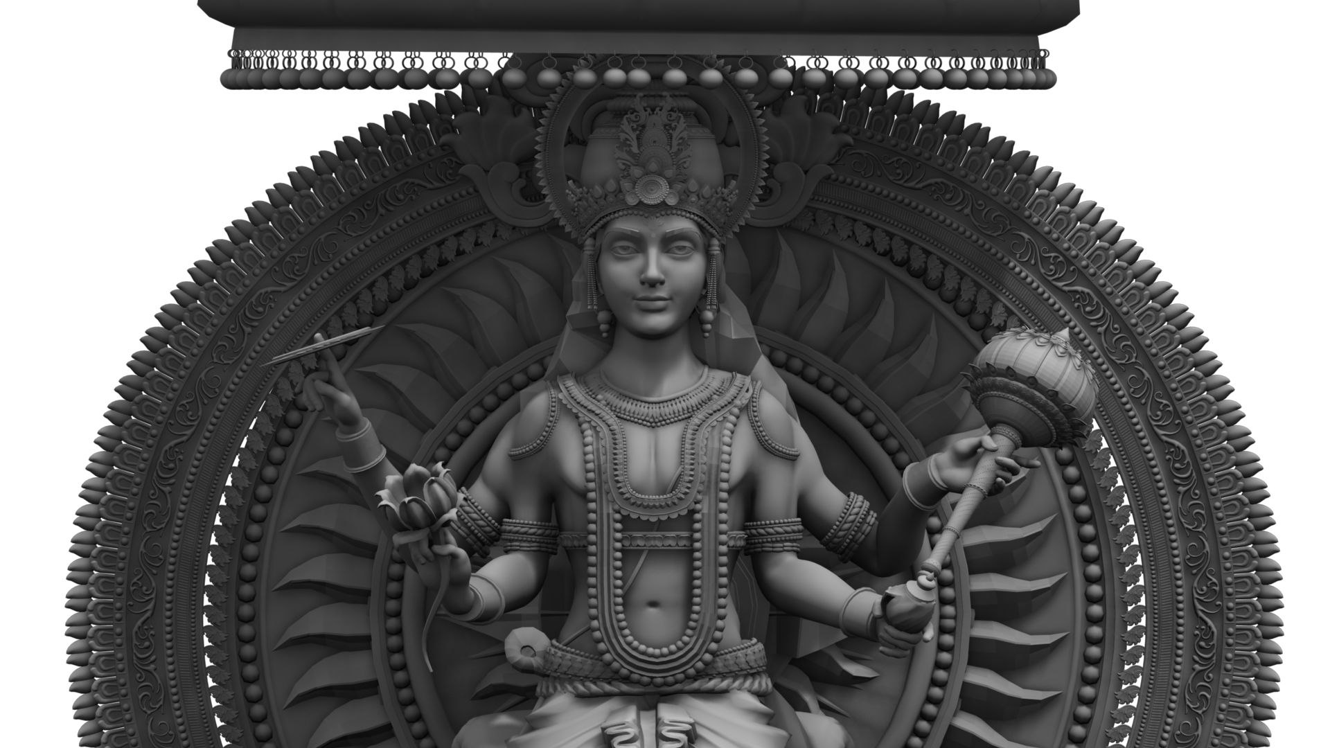 3D God Surya Bhagavan - TurboSquid 1762490