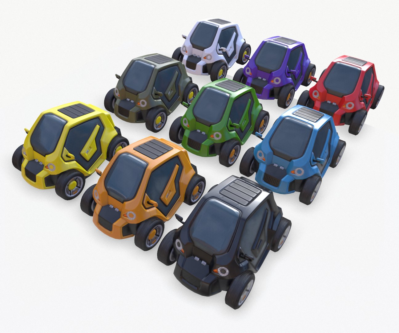 Cyberpunk Minicar Model - TurboSquid 1230723