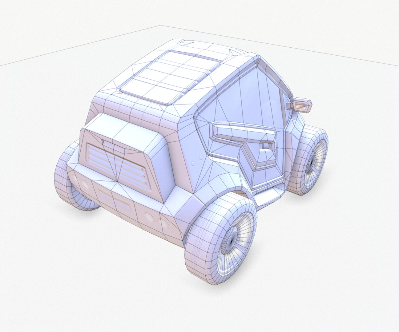 Cyberpunk Minicar Model - TurboSquid 1230723