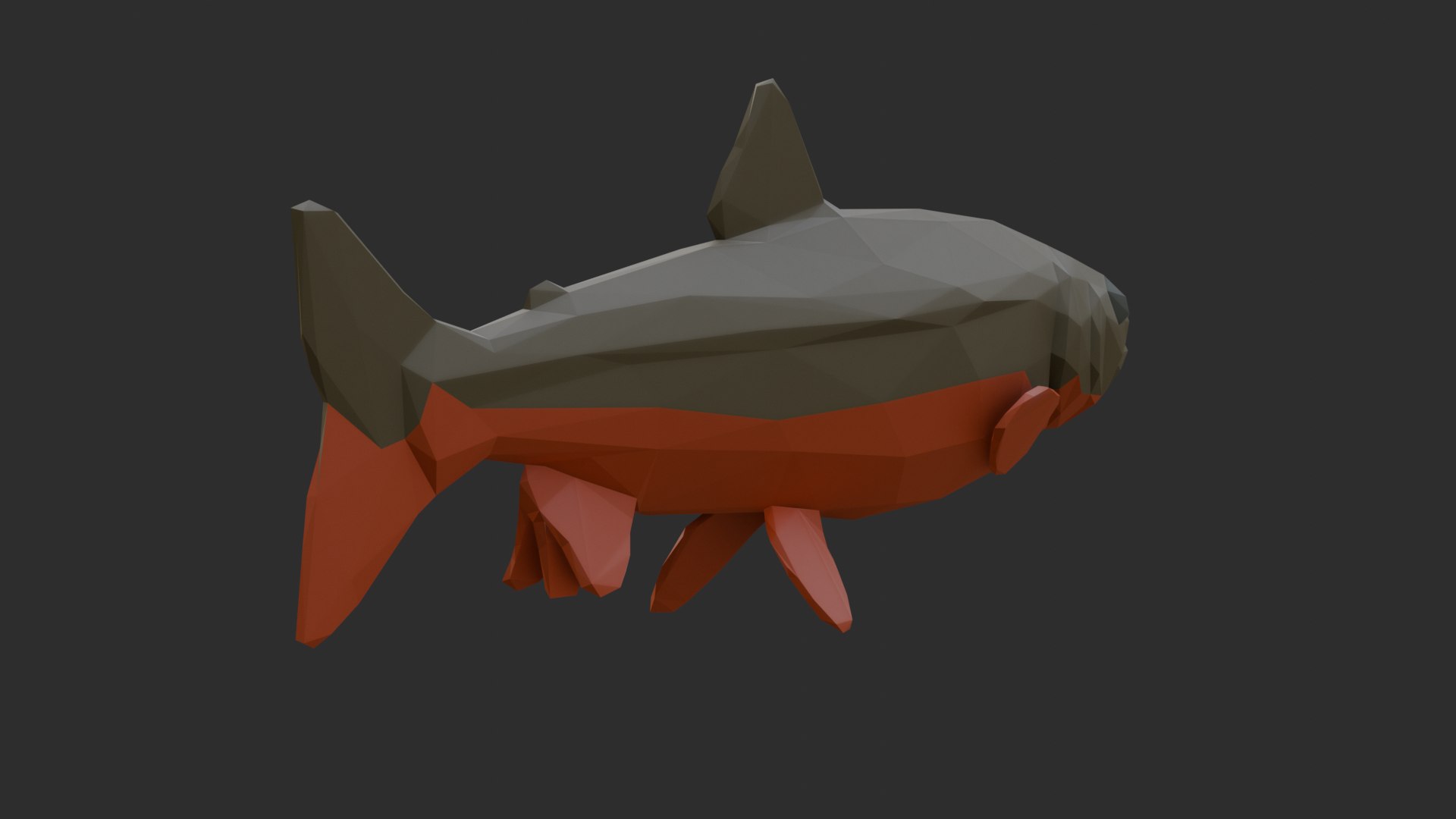 LowPoly Arctic Char Rigged Animated 3D Model - TurboSquid 2386856