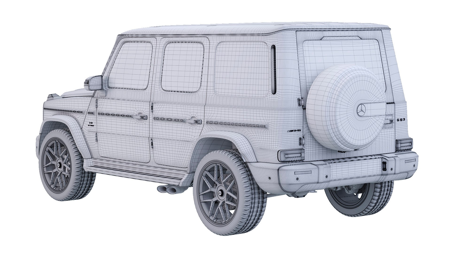 3D Mercedes-Benz G63 AMG 2019 - TurboSquid 2332893