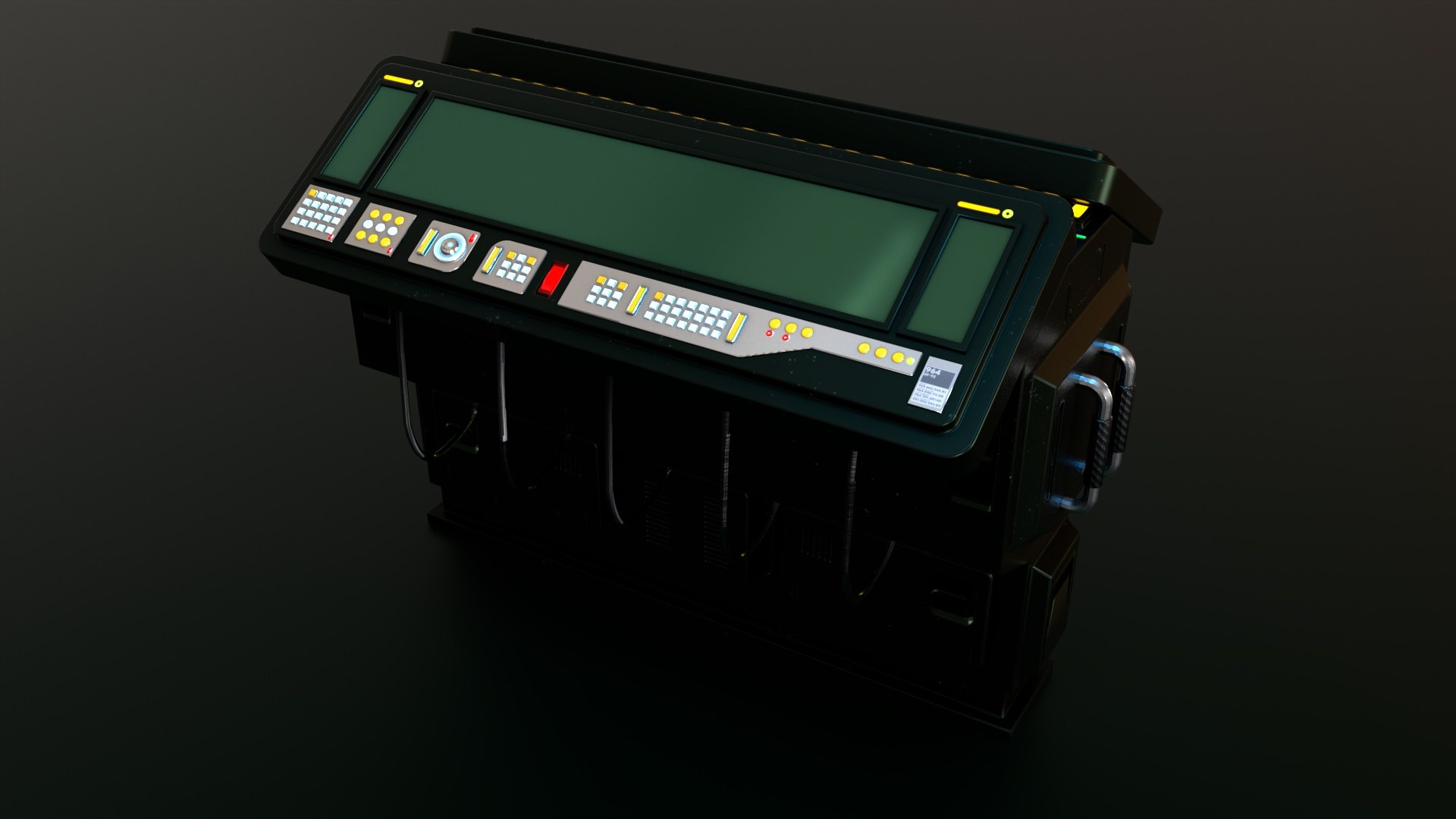 3D Sci Fi Computer Terminal Command Bridge - TurboSquid 2001832