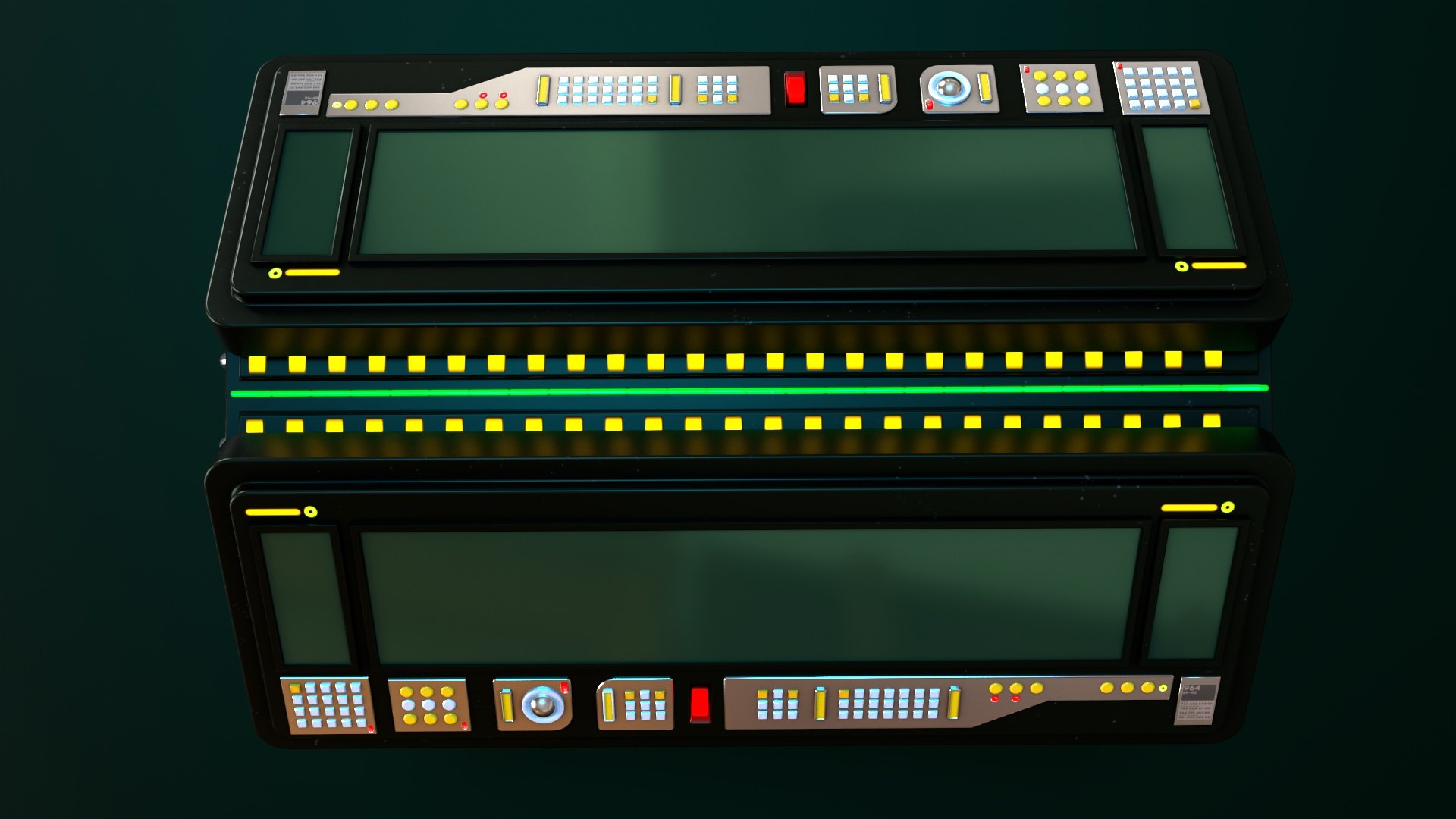 3D Sci Fi Computer Terminal Command Bridge - TurboSquid 2001832