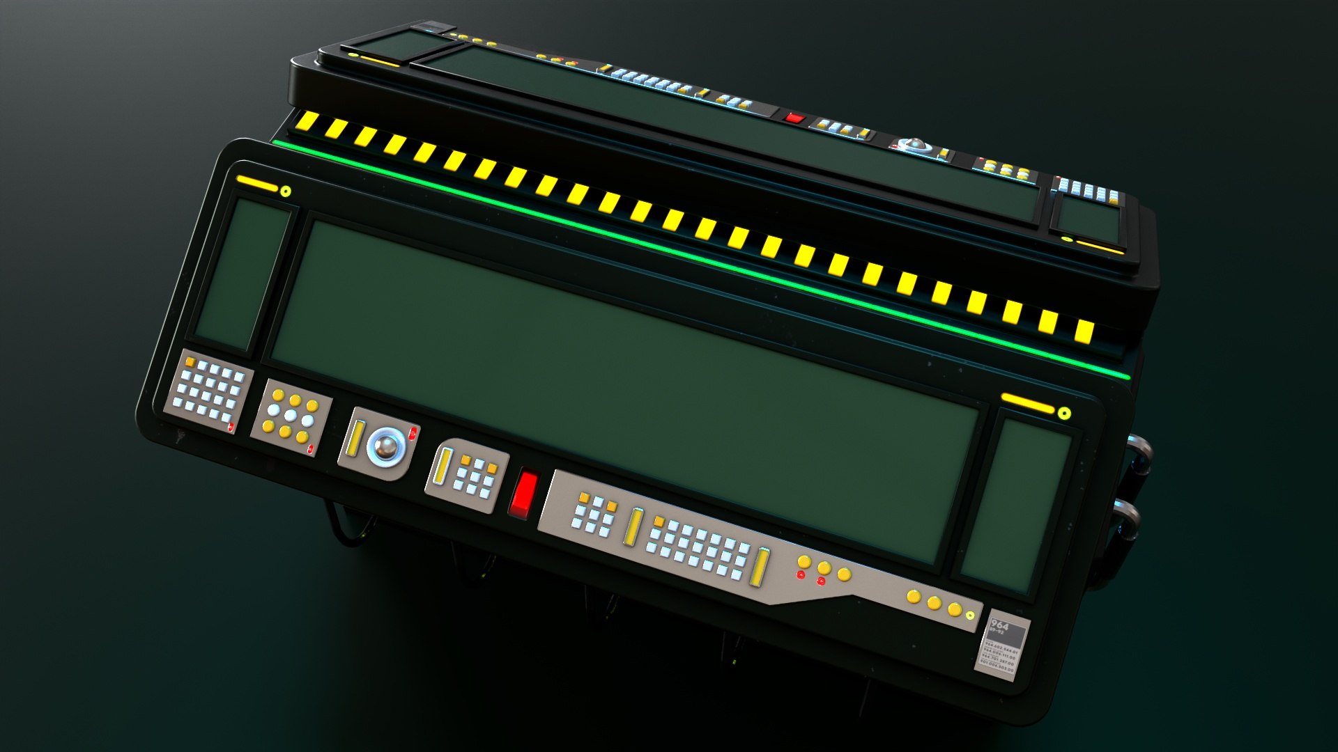 3D Sci Fi Computer Terminal Command Bridge - TurboSquid 2001832