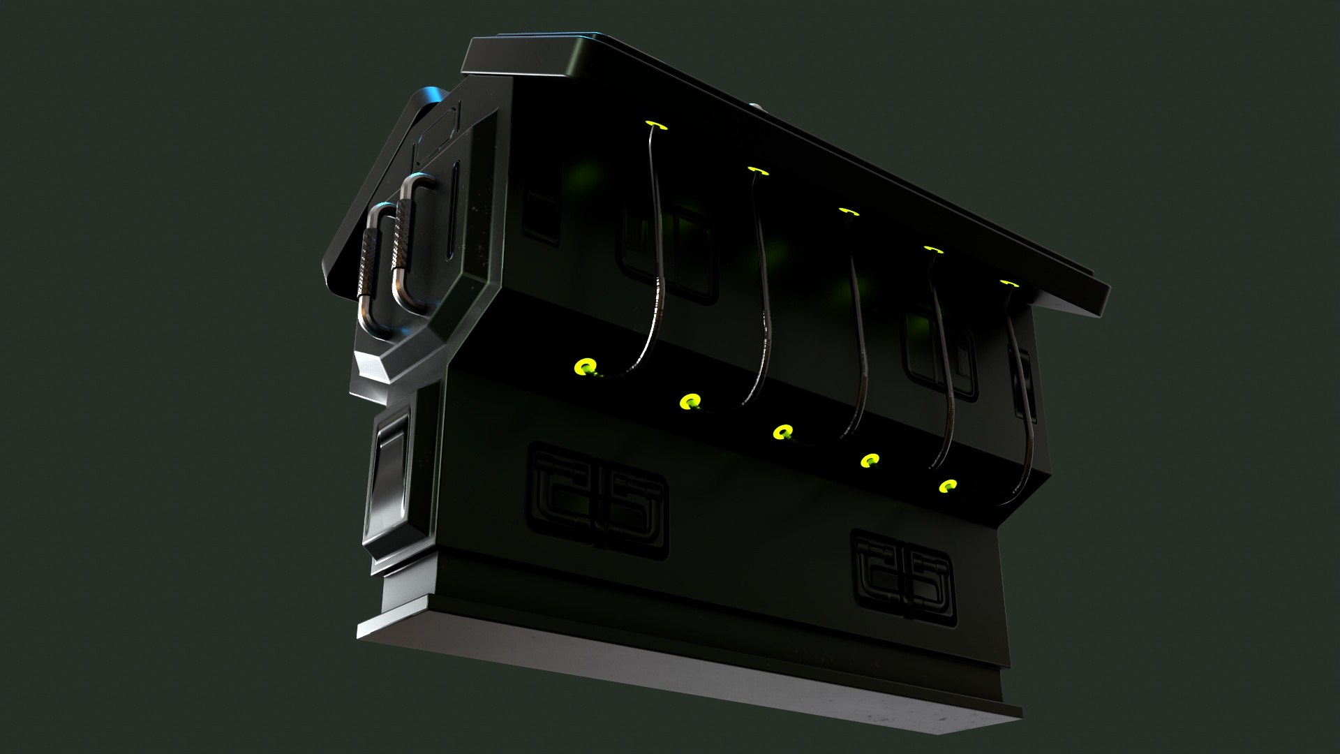 3D Sci Fi Computer Terminal Command Bridge - TurboSquid 2001832