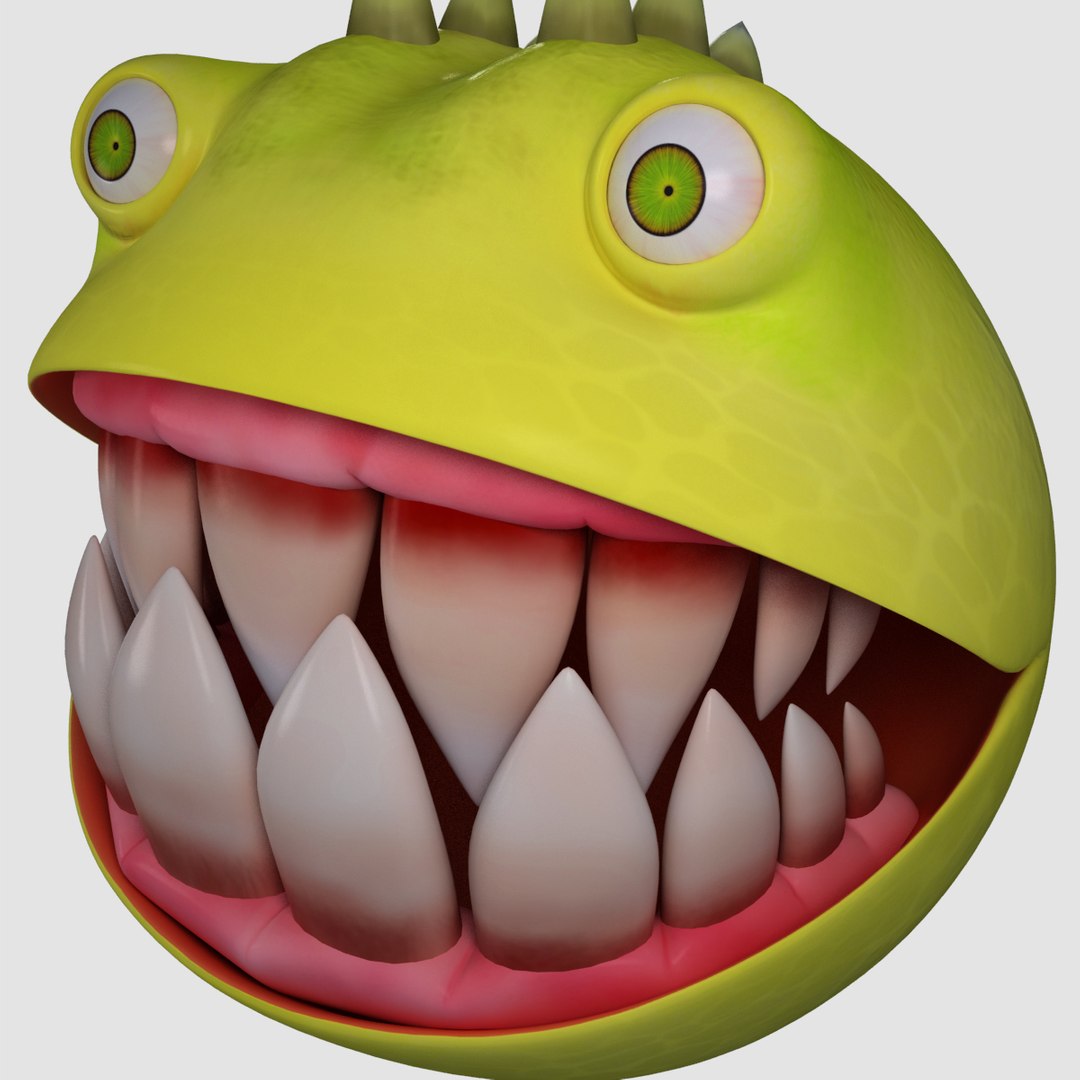 Pacman Character Rig 3D Model | 1148819 | TurboSquid