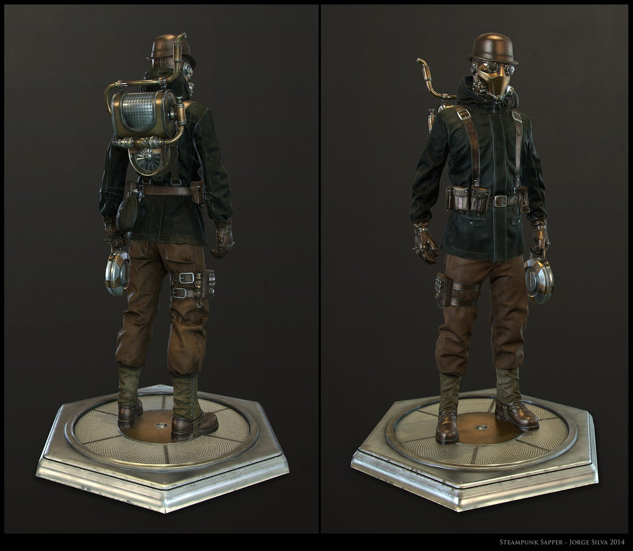 3d model of rig 2014 animation