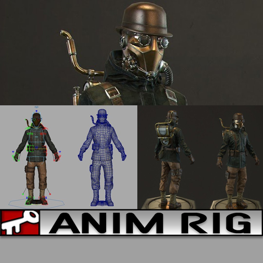 3d Model Of Rig 2014 Animation