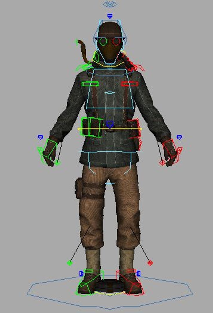 3d Model Of Rig 2014 Animation