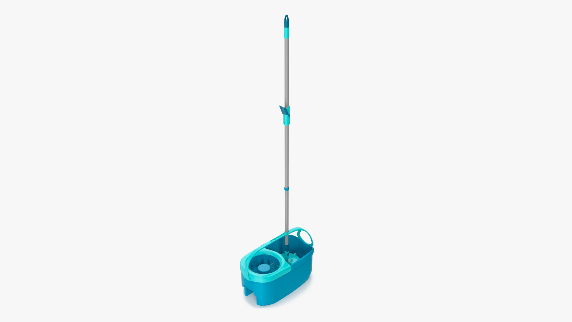 Bucket With Power Spin Wringer And Twist Mop Turquoise 3D - TurboSquid ...