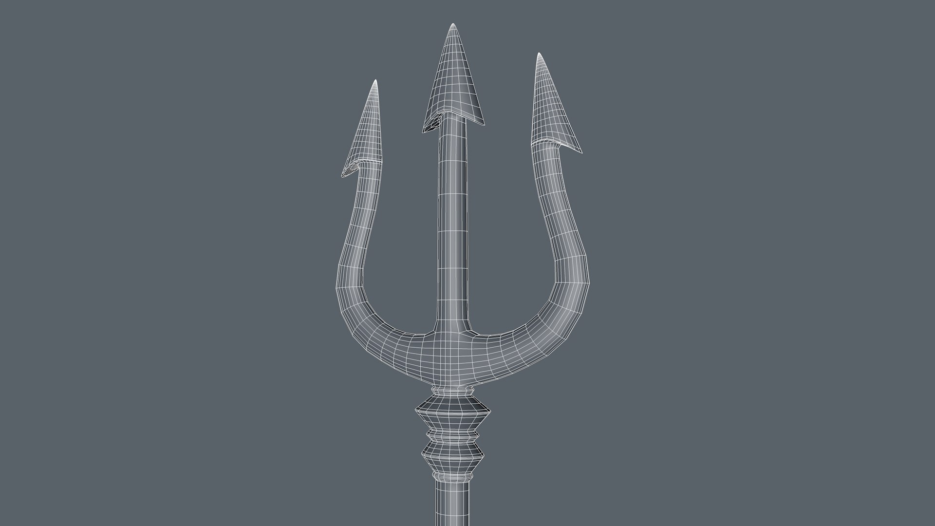 Poseidon Trident C4d