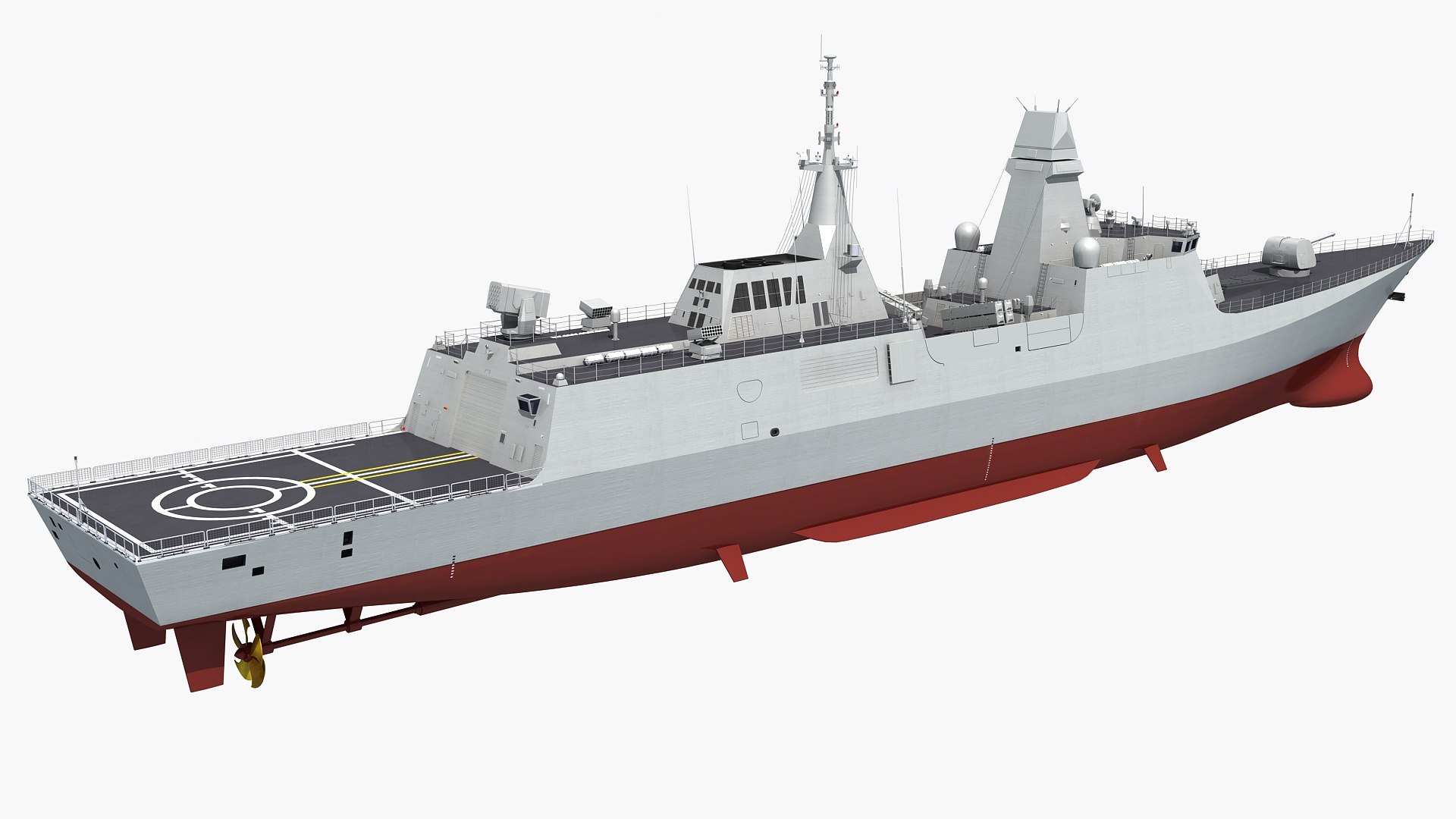 3D Model China Latest Missile Frigate 054B - TurboSquid 2203998