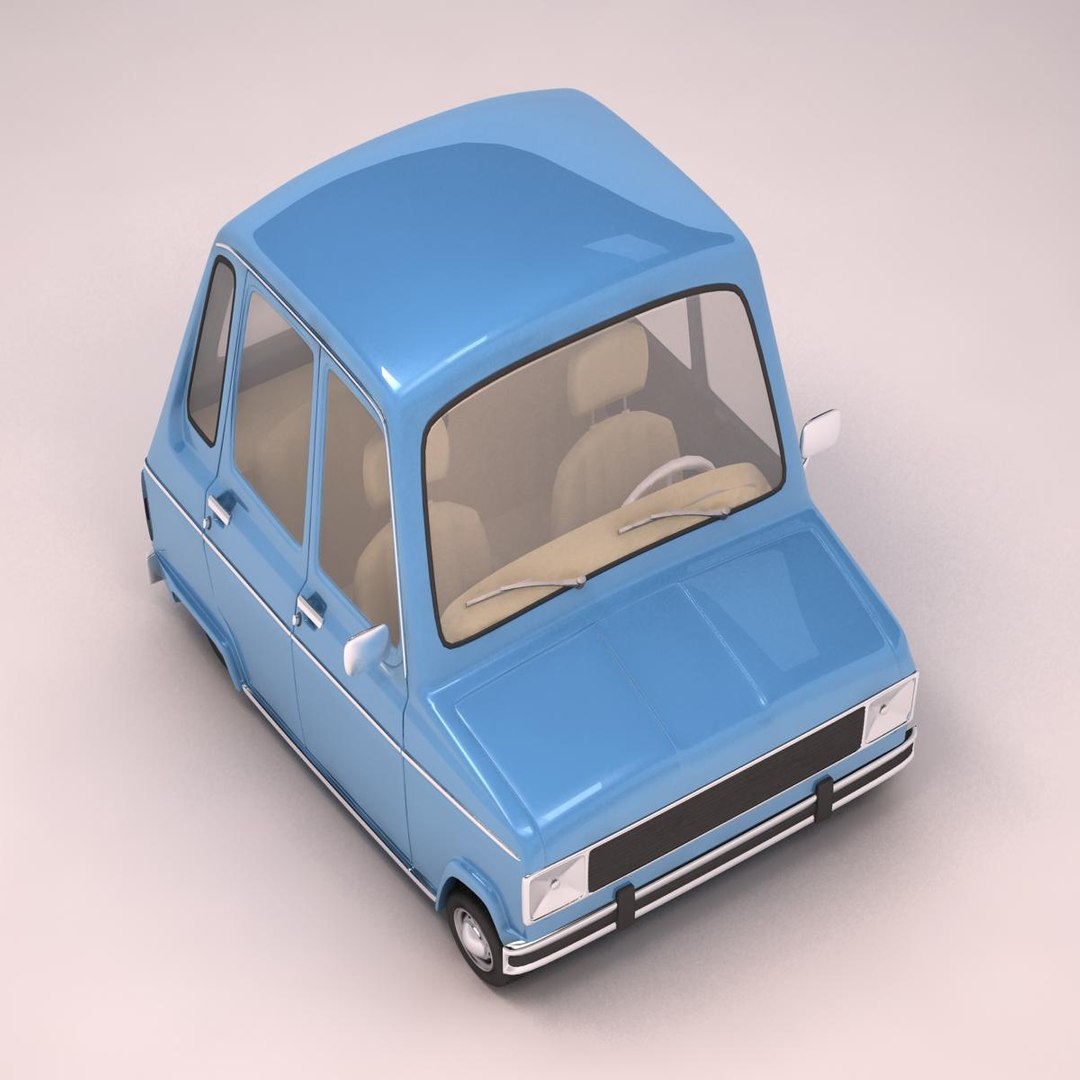 3d Model Renault 6 Car
