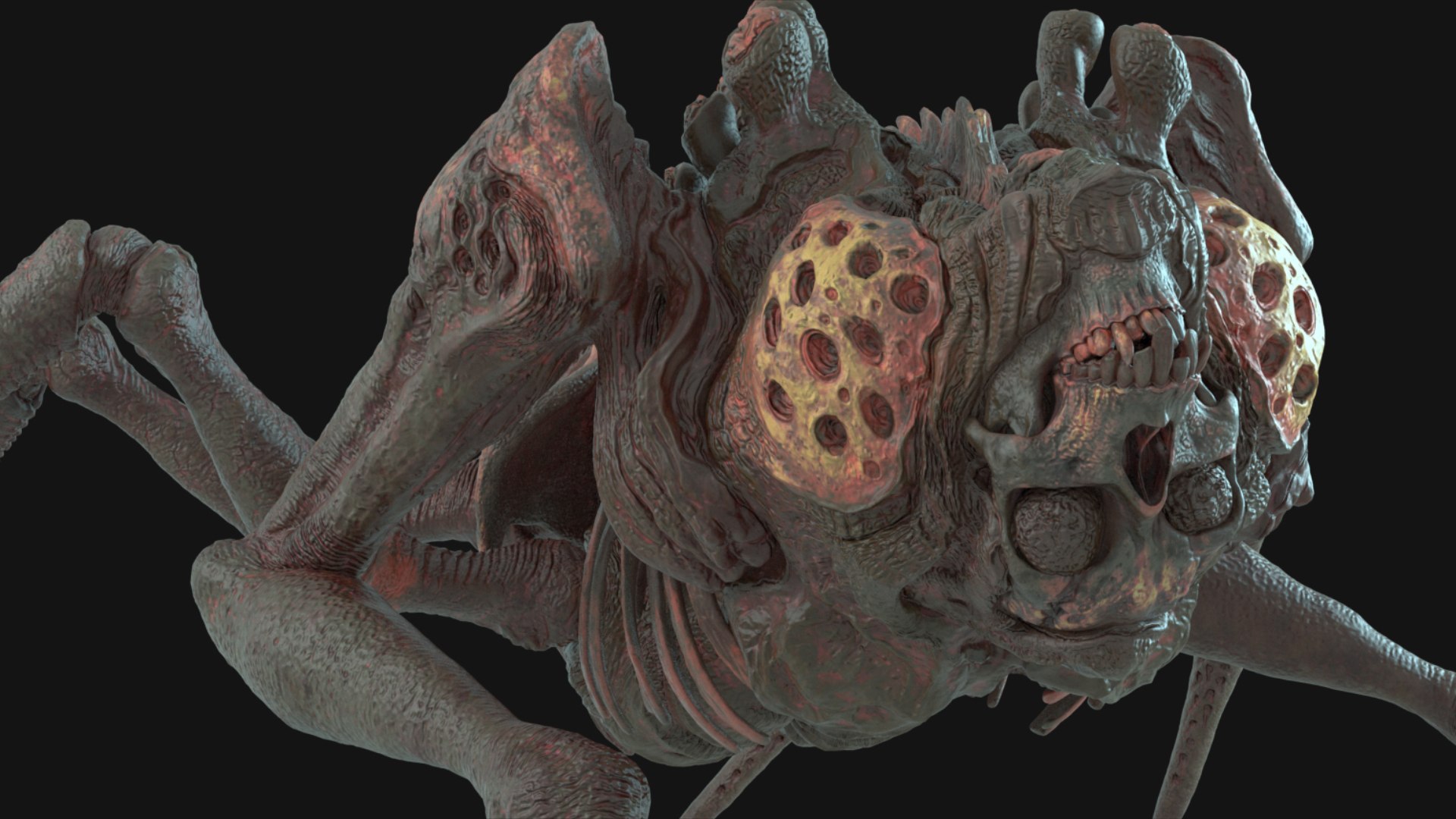 3D Creature Demon Spider - TurboSquid 1687729