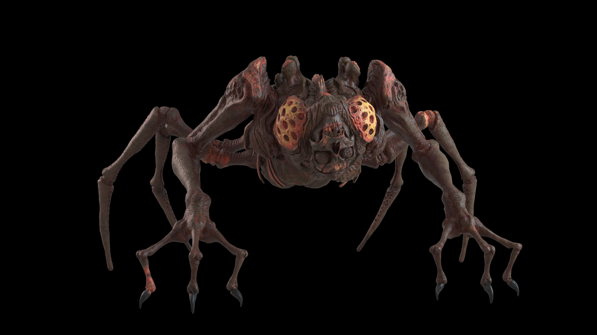 3D Creature Demon Spider - TurboSquid 1687729