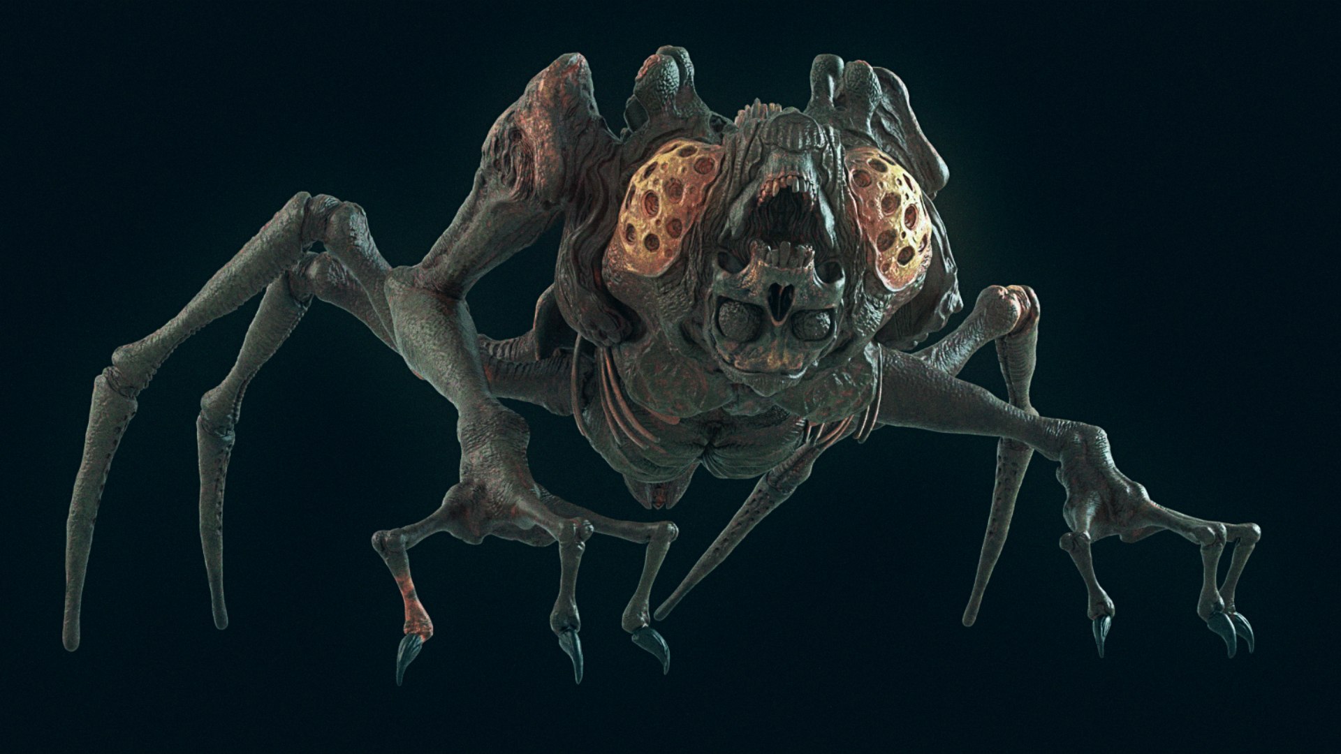 3D Creature Demon Spider - TurboSquid 1687729