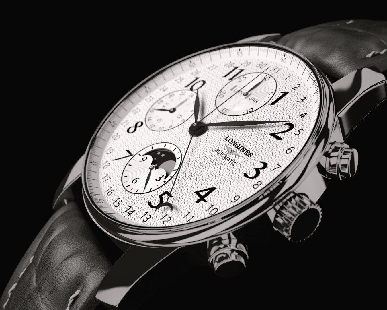 Longines Watch 3d C4d