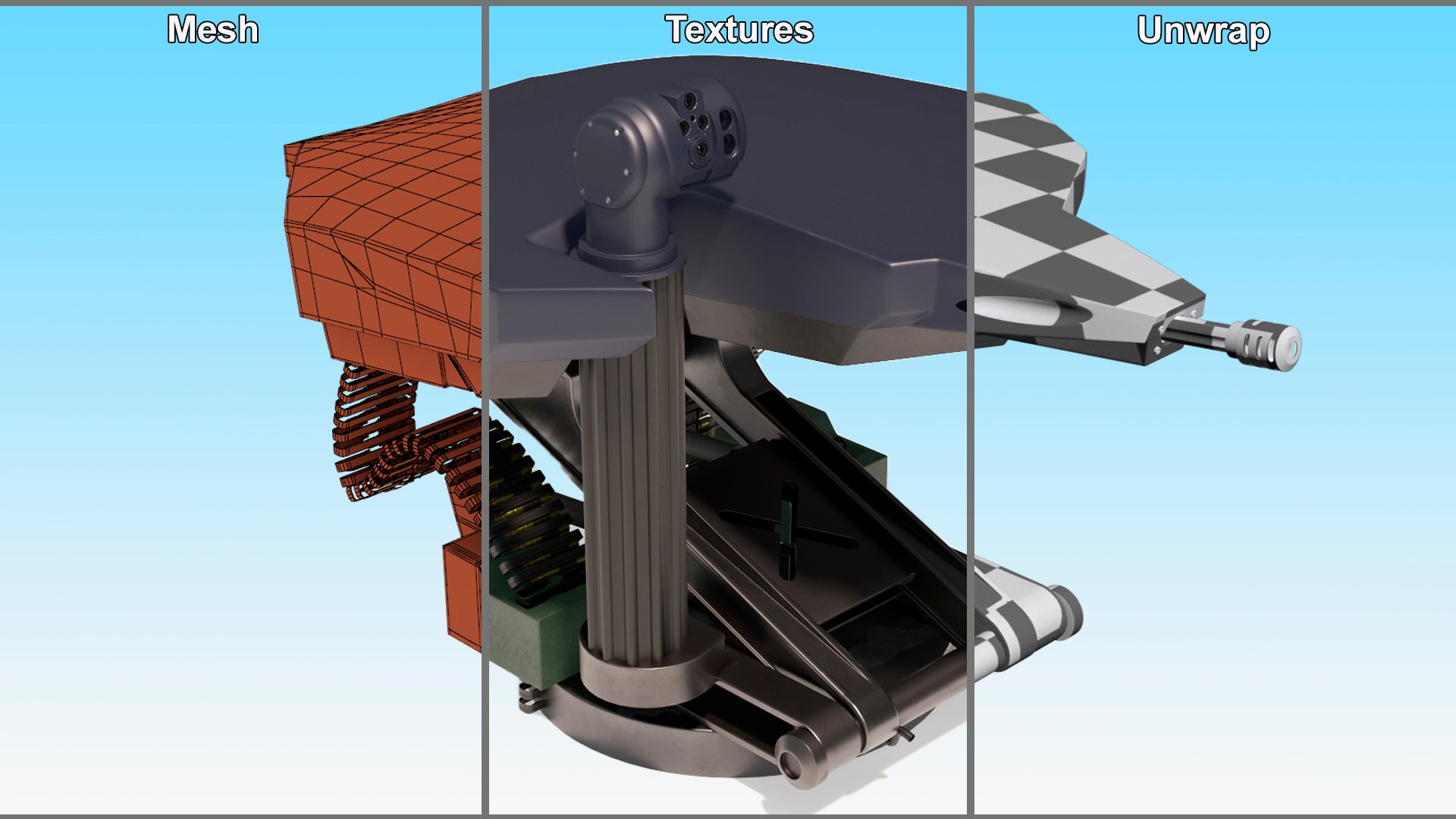 3D Armored Turret For Military Ground Car Model - TurboSquid 2326382