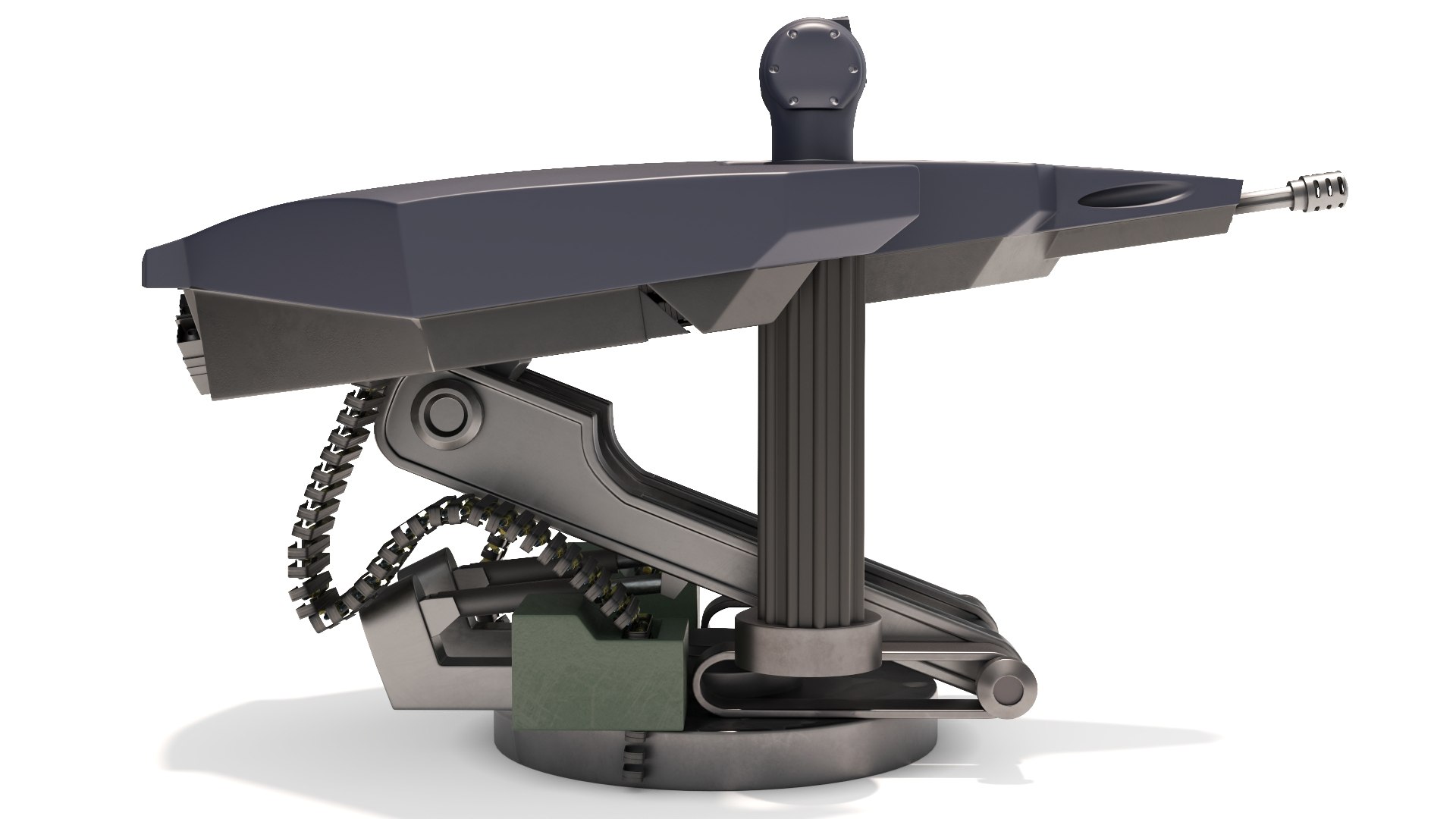 3D Armored Turret For Military Ground Car Model - TurboSquid 2326382