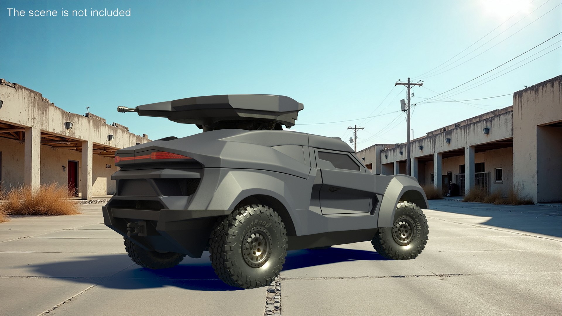 3D Armored Turret For Military Ground Car Model - TurboSquid 2326382