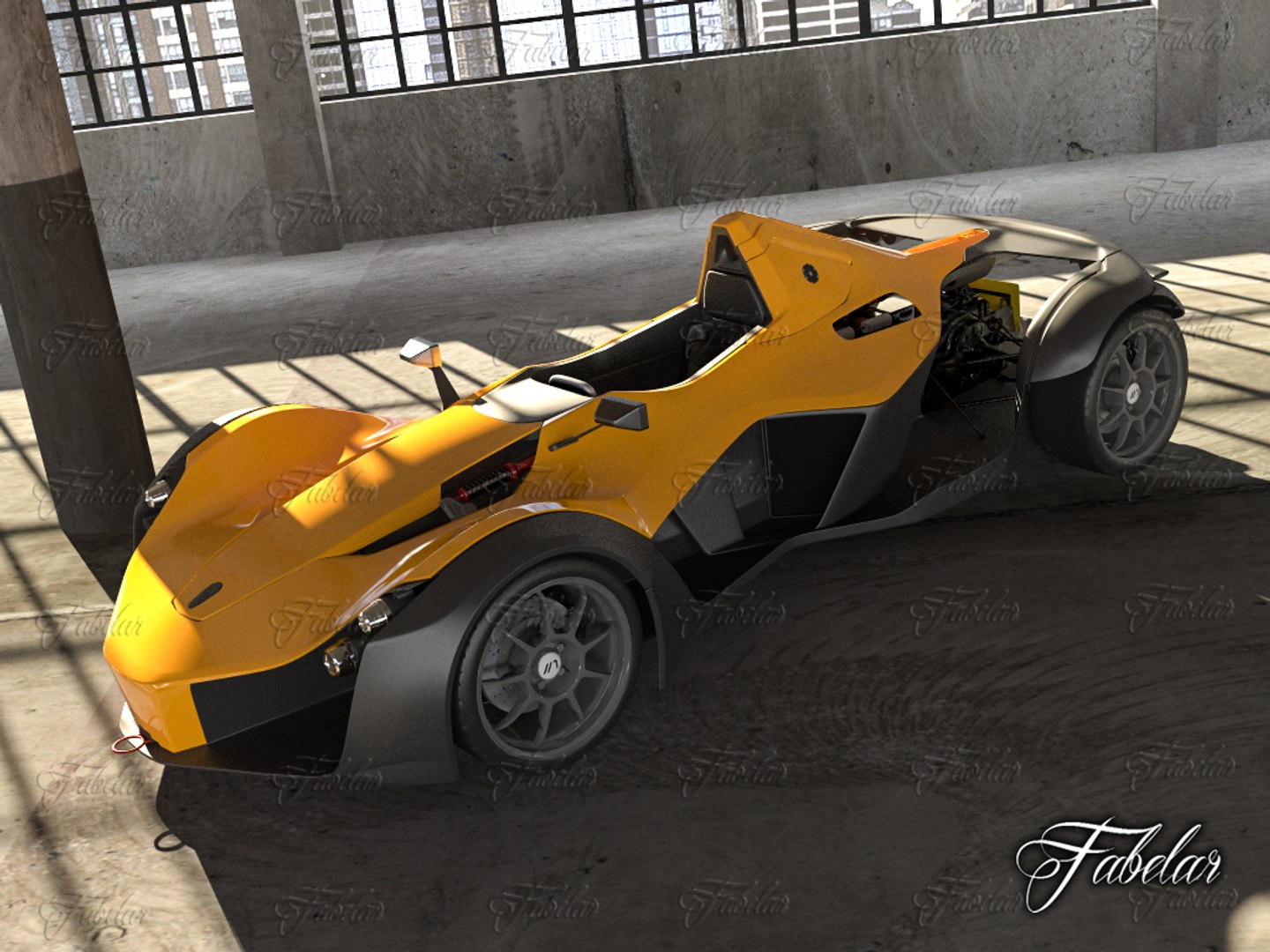 3d Model Bac Mono Garage