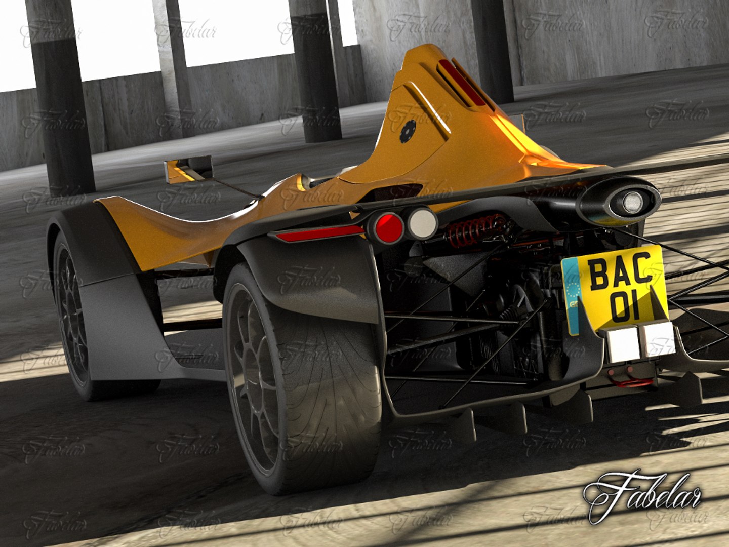 3d Model Bac Mono Garage