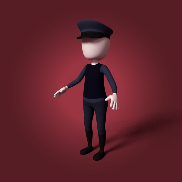 Police Officer Blender Models for Download | TurboSquid