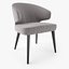 Minotti Aston Dining Chair Model - TurboSquid 1521790