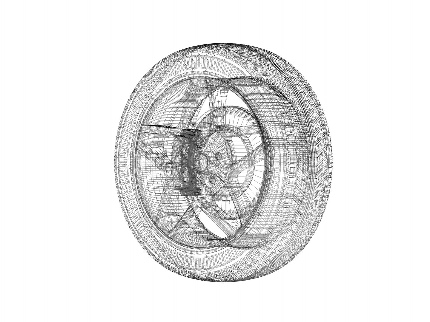 Free Wheel 3d Model