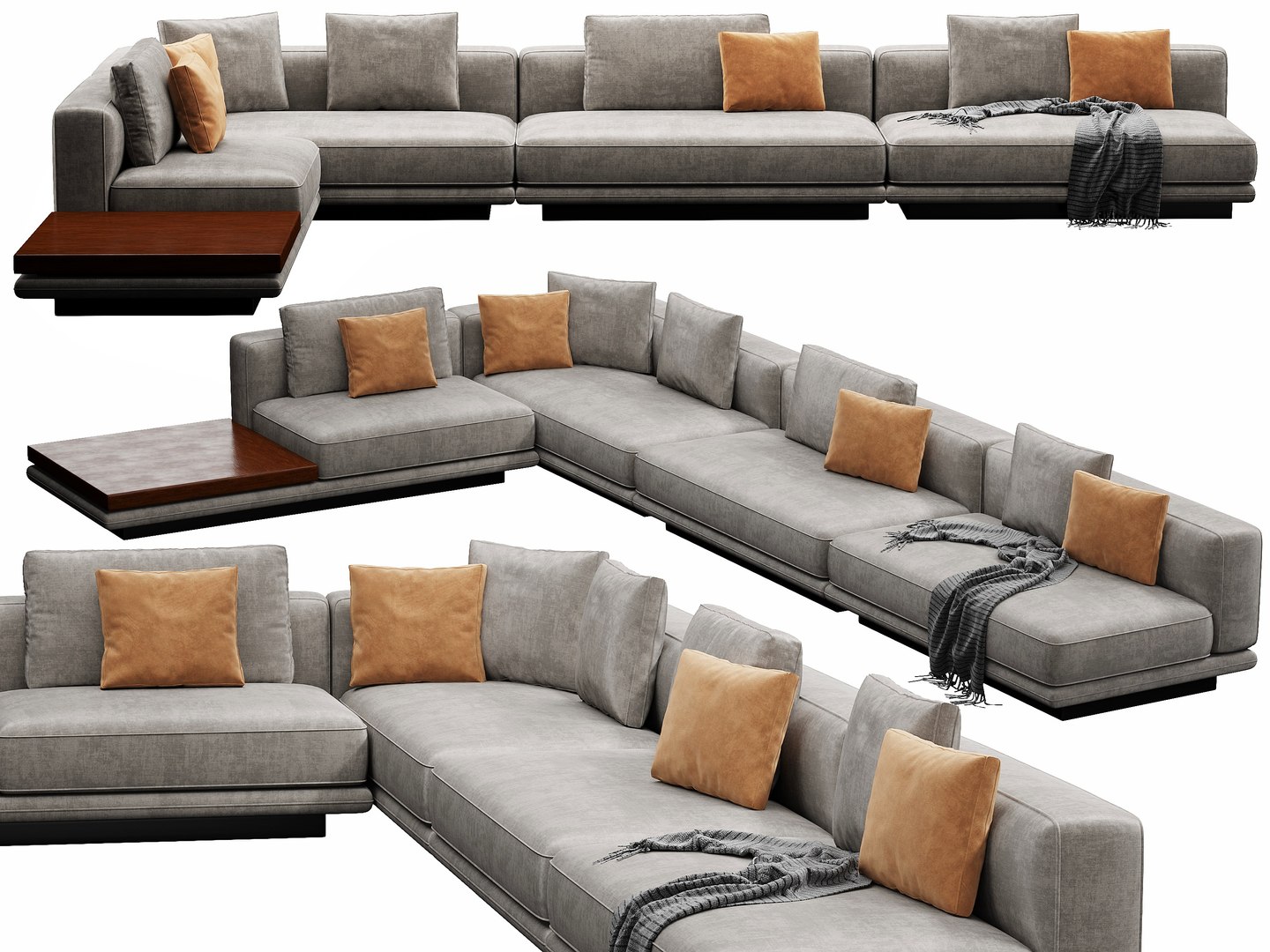 Horizonte Sofa Set Model - TurboSquid 2066830
