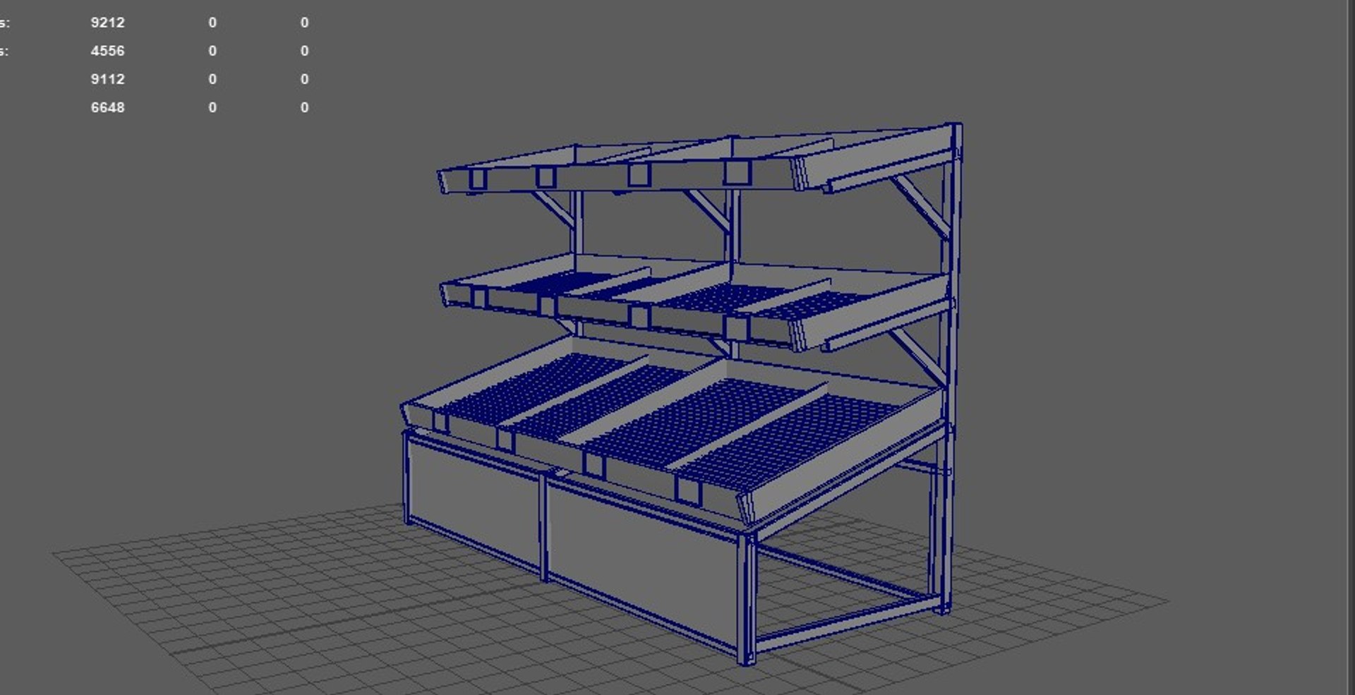 Display Rack 3D Model 3D Model - TurboSquid 2337170
