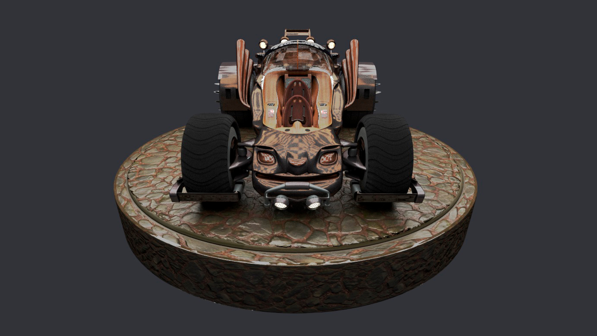 Sci-fi Car Moonwalker Model - TurboSquid 1193685