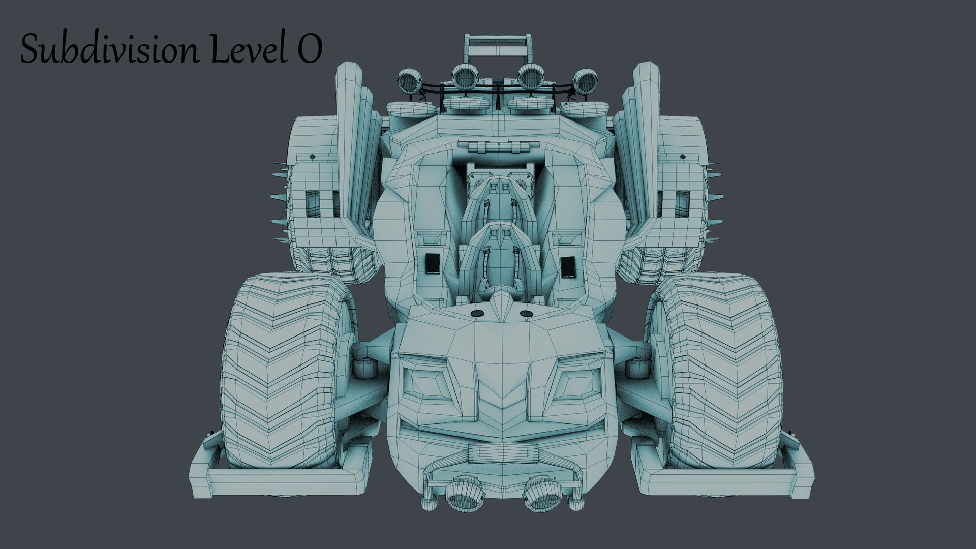 Sci-fi Car Moonwalker Model - TurboSquid 1193685