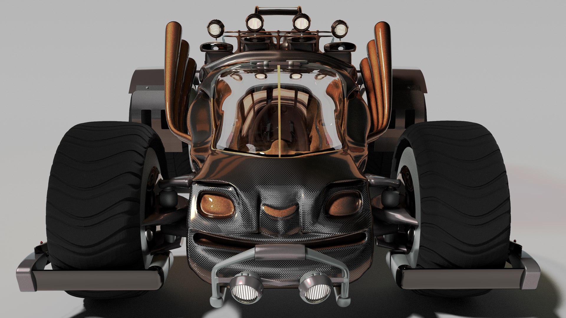 Sci-fi Car Moonwalker Model - TurboSquid 1193685