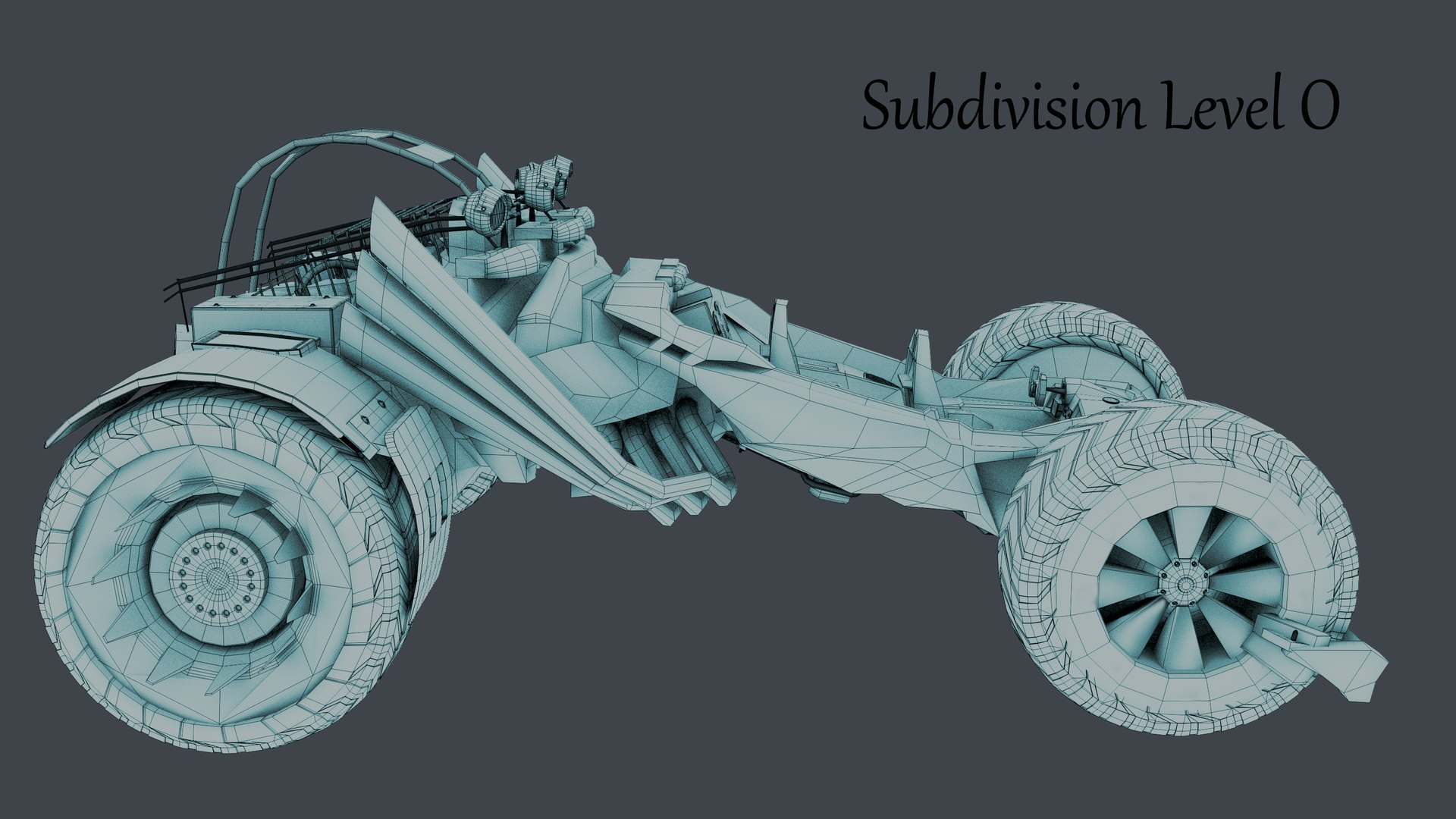 Sci-fi Car Moonwalker Model - TurboSquid 1193685