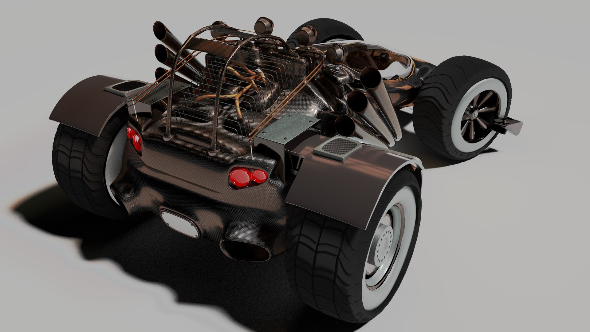 Sci-fi Car Moonwalker Model - TurboSquid 1193685