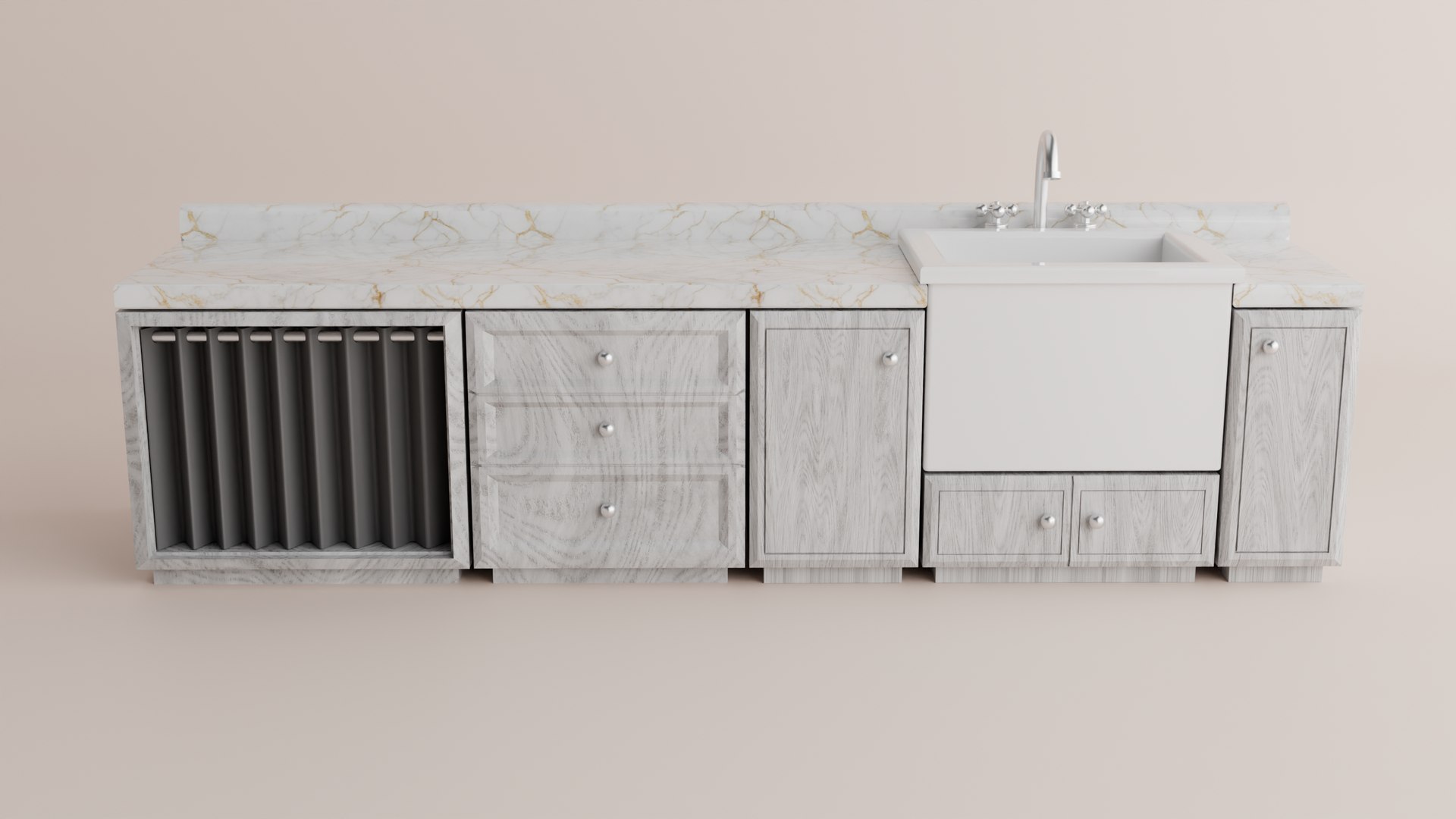 Free 3D Kitchen Countertop 3D Model - TurboSquid 2387482