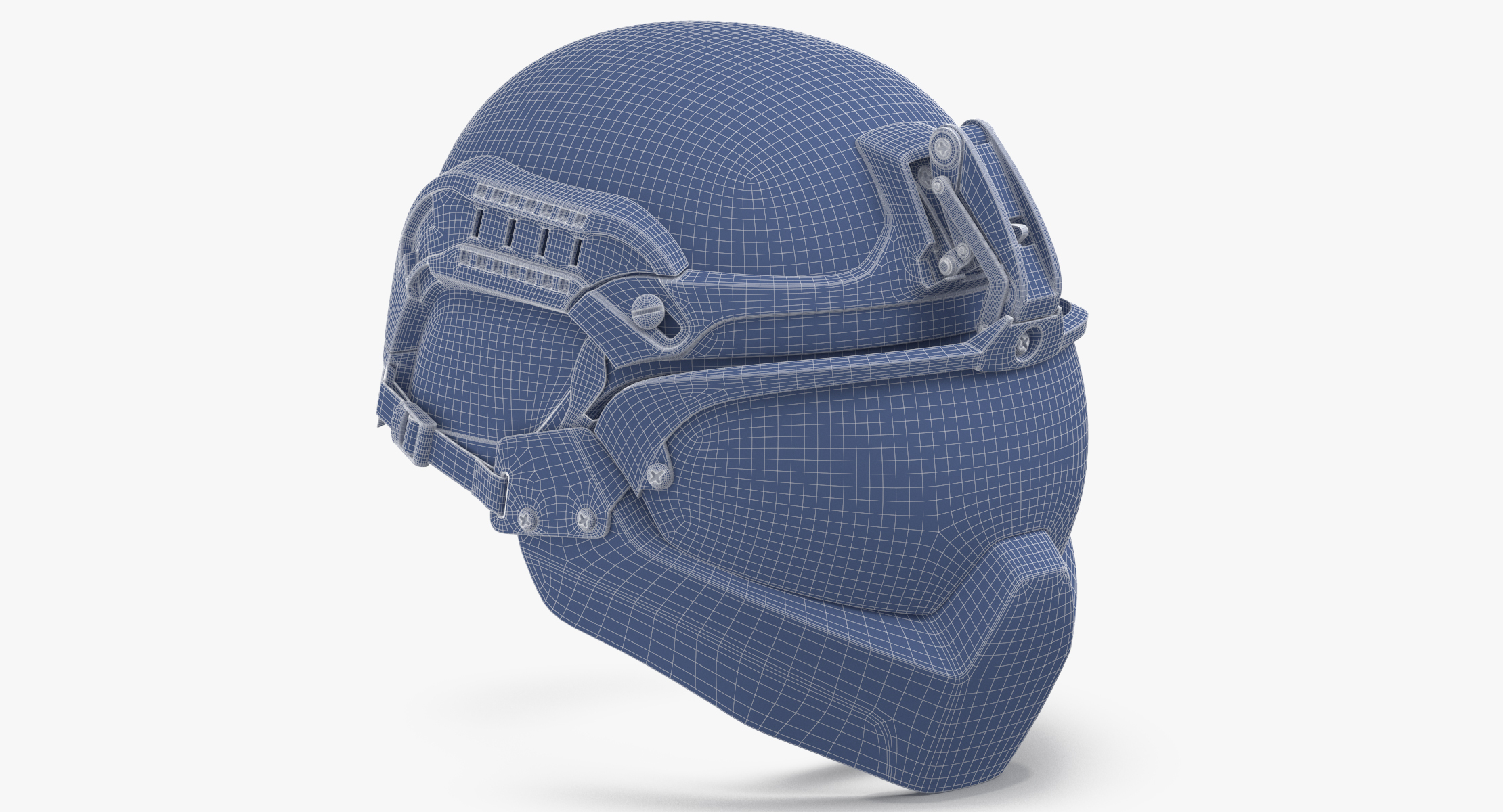 3D facial armor helmet - TurboSquid 1334716