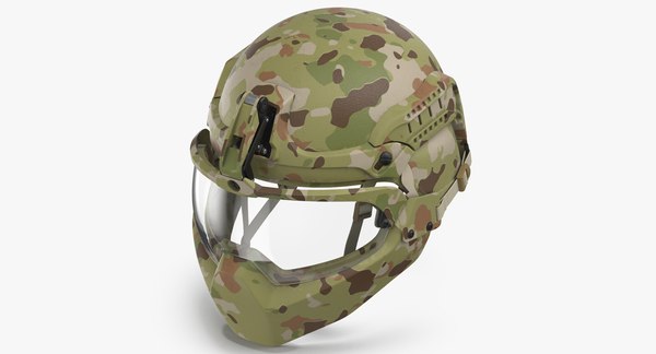 3D facial armor helmet - TurboSquid 1334716