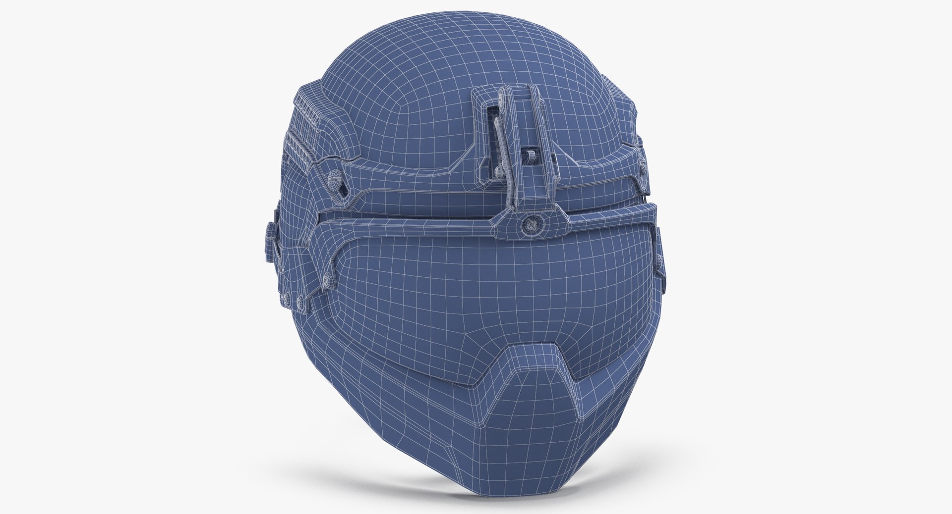 3D Facial Armor Helmet - TurboSquid 1334716