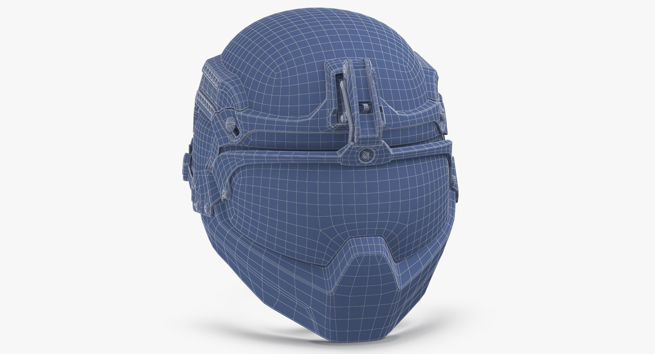 3D facial armor helmet - TurboSquid 1334716