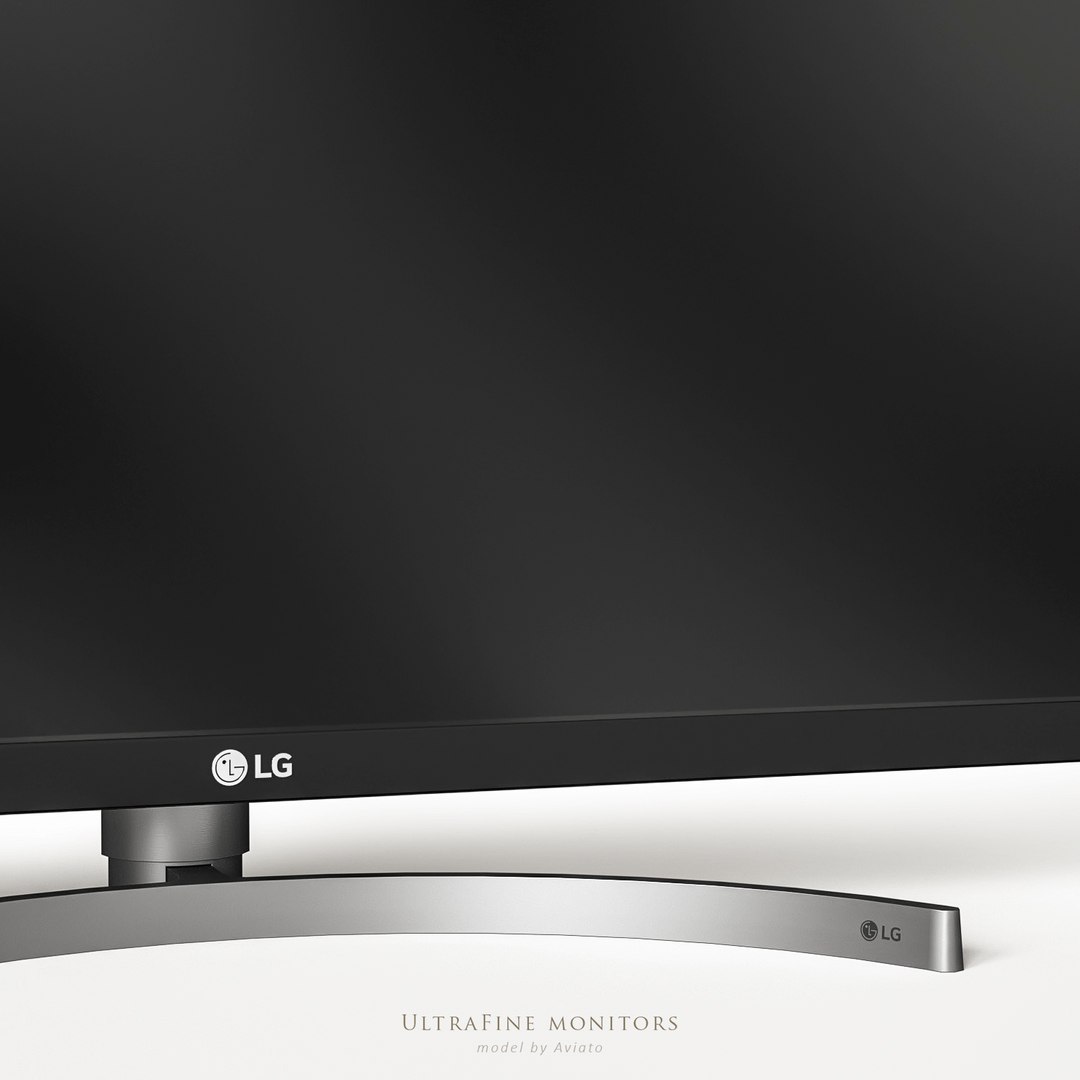 LG UltraFine Monitors 3D Model - TurboSquid 1827341