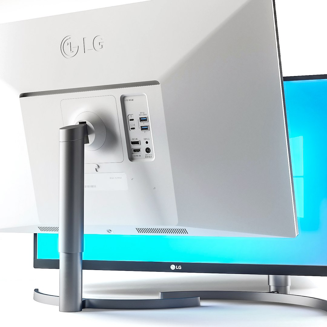 LG UltraFine Monitors 3D Model - TurboSquid 1827341